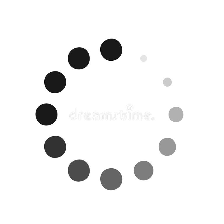 Load Icon. Progress Bar for Upload Download Round Process for Website ...