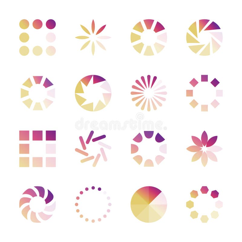 Load Indicators Set stock vector. Illustration of play - 32554620