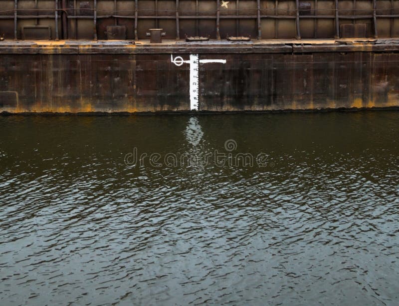 Load Line Marks and Lines on a Ship Stock Image - Image of navigate ...