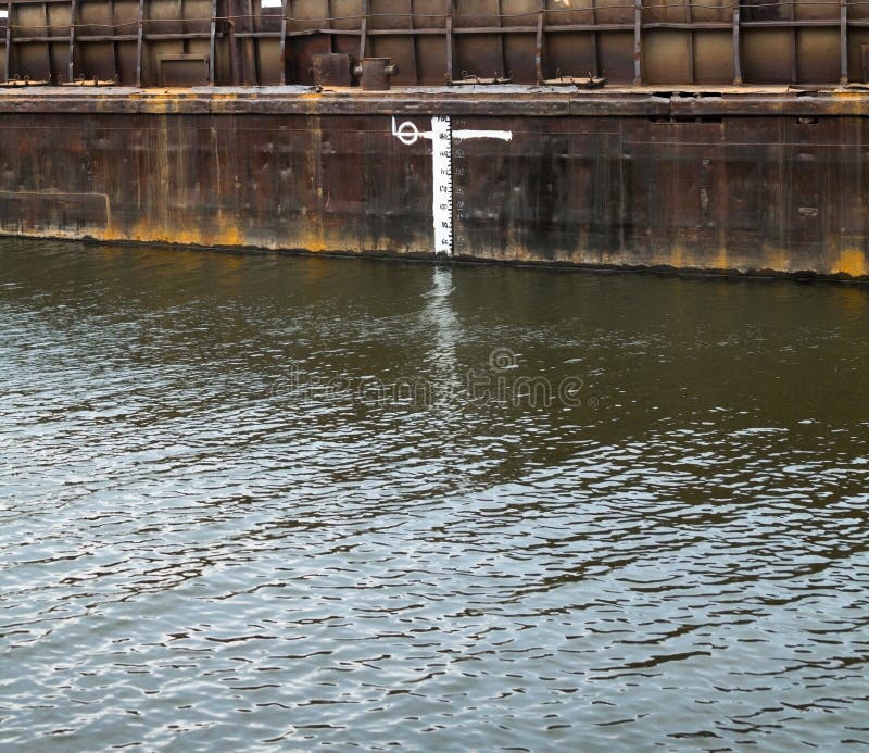 Load Line Marks and Lines on a Ship Stock Image - Image of navigate ...