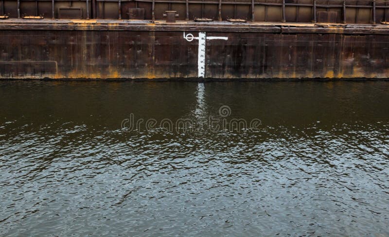 Load Line Marks and Lines on a Ship Stock Photo - Image of freight ...
