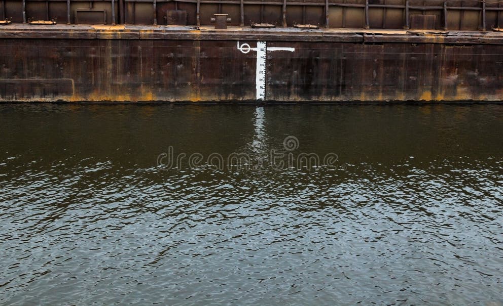 Load Line Marks and Lines on a Ship Stock Photo - Image of port, barge ...