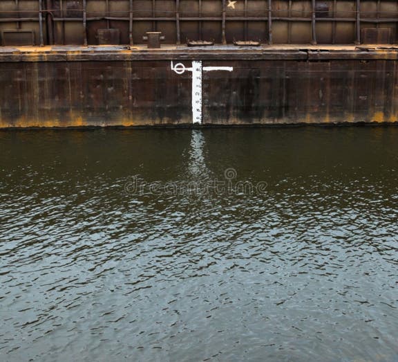 Load Line Marks and Lines on a Ship Stock Photo - Image of hull, boat ...