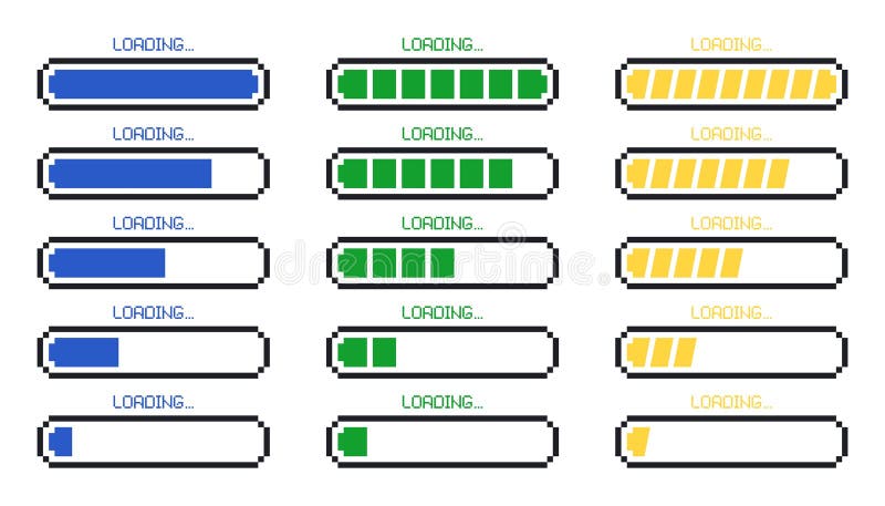 Pixel Bar Icons Stock Illustrations – 1,218 Pixel Bar Icons Stock ...