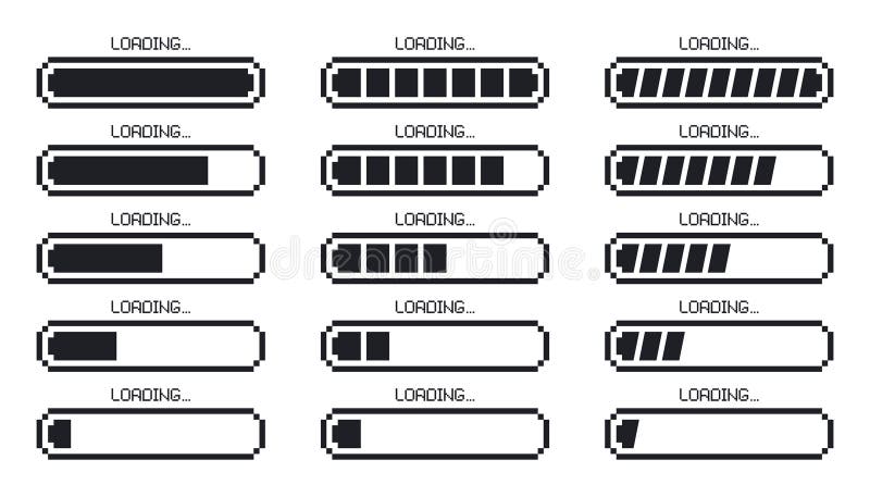 Pixel Bar Icons Stock Illustrations – 1,218 Pixel Bar Icons Stock ...