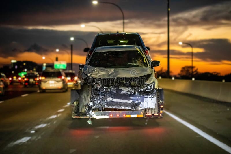 Car Crash At Night