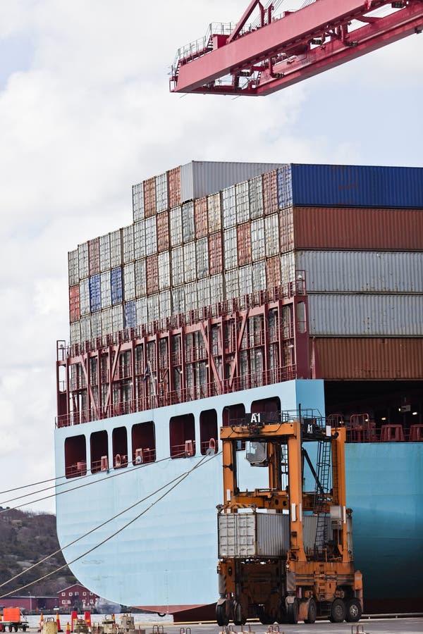 Loaded containers stock image. Image of occupation, cargo - 28061253