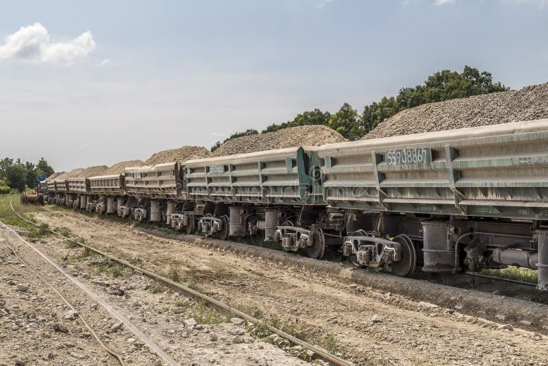 Loaded Railway Wagons Ukraine Stock Photos - Free & Royalty-Free Stock ...