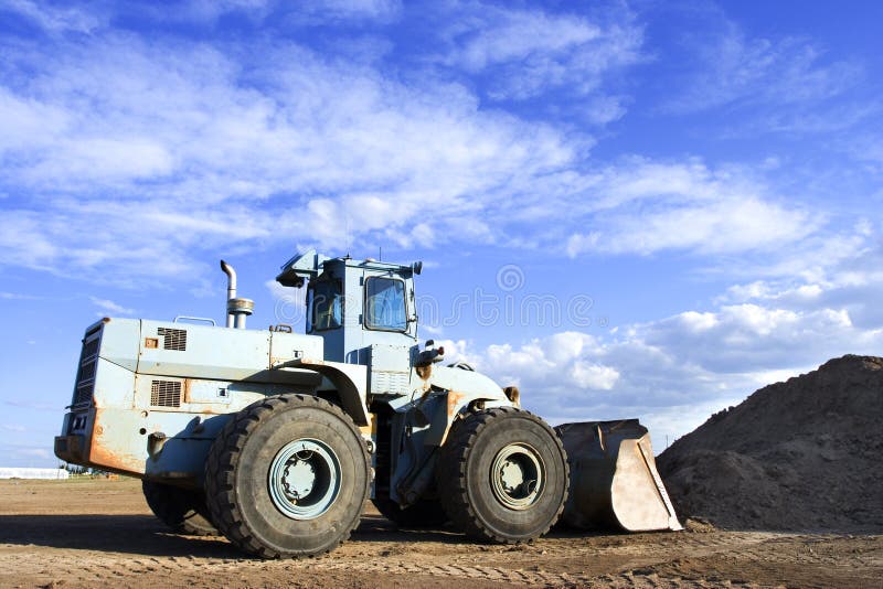 Loader stock image. Image of machinery, build, digger - 1590469