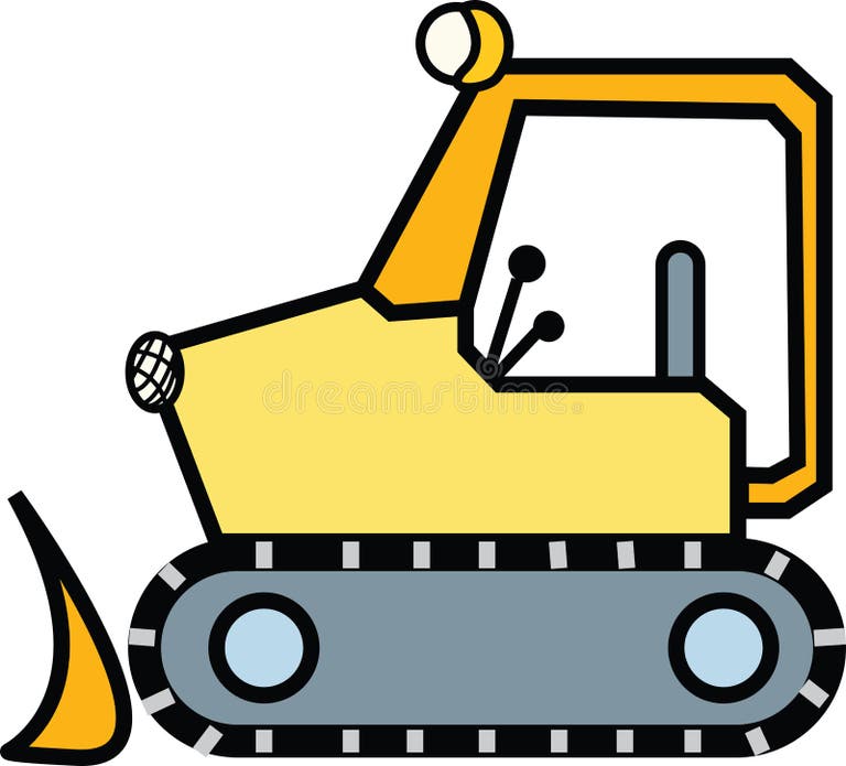 Cartoon Front End Loader Stock Illustrations – 149 Cartoon Front End ...
