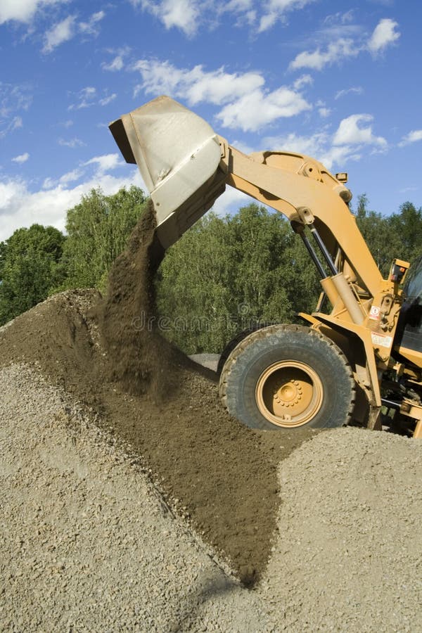Loader stock image. Image of dump, heavy, steel, massive - 6058447