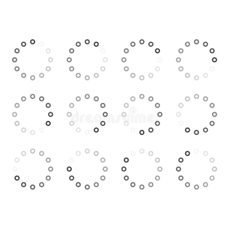 Loader bar icon set stock vector. Illustration of interface - 321021384