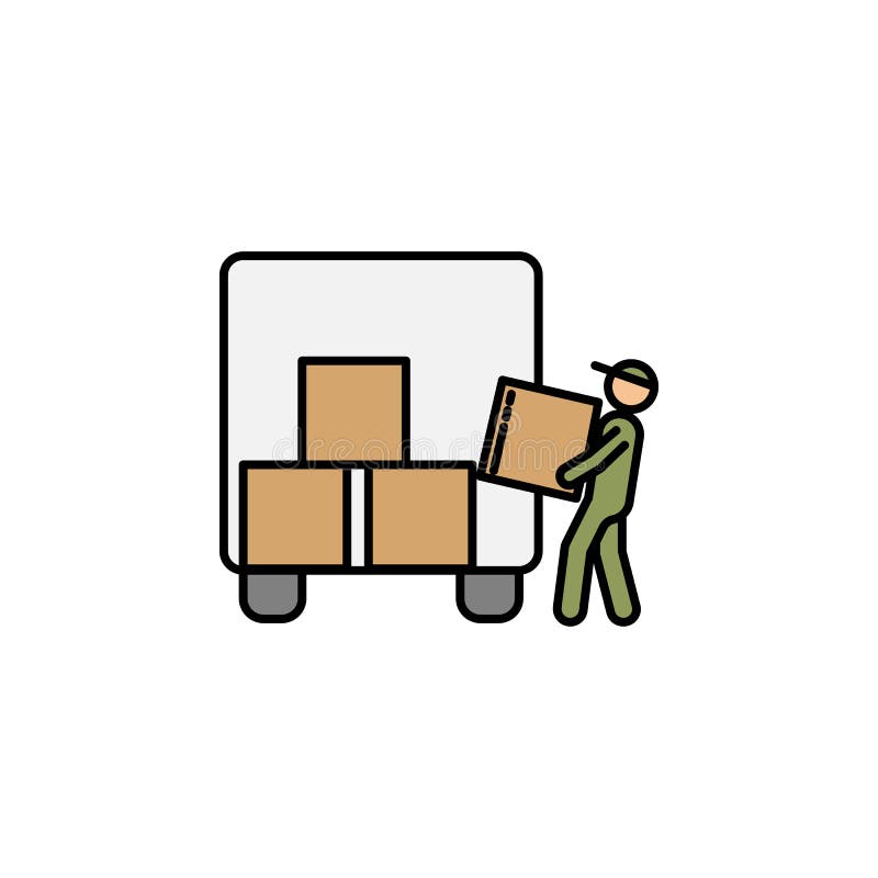 Loader Box. Signs and Symbols Can Be Used for Web, Logo, Mobile App, UI ...