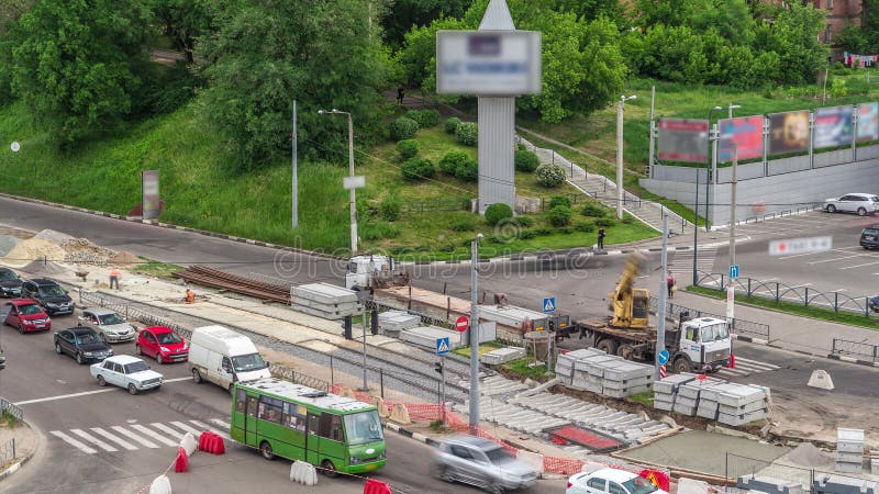 Loader Crane for Loading and Unloading Concrete Plates from Truck Which ...