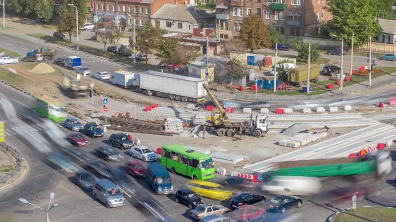 Loader Crane for Loading and Unloading Tram Rails on a Road ...