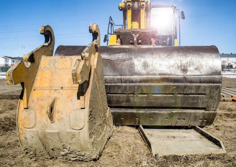 Loader Front View Machinery Accessories Editorial Image - Image of icon ...