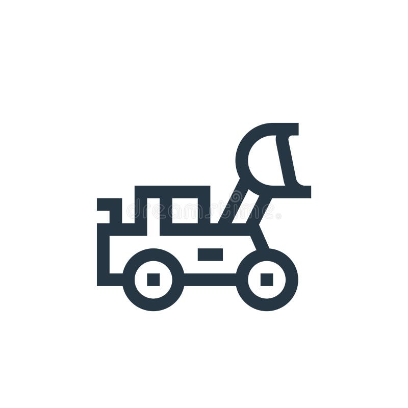 Loader Icon Vector from Machinery Concept. Thin Line Illustration of ...