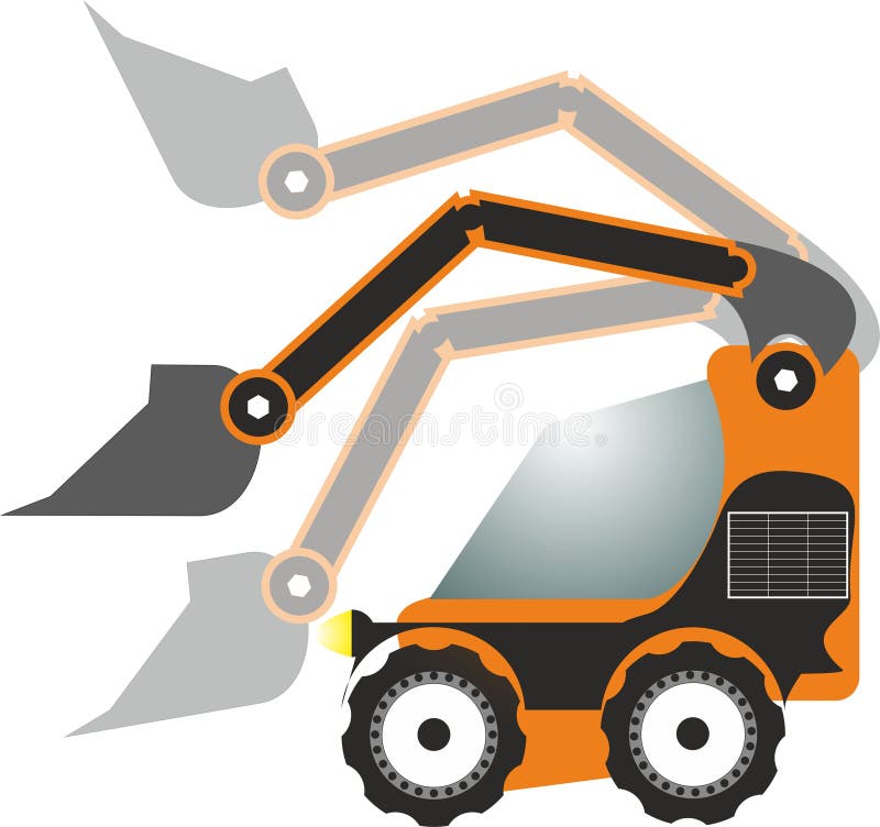 Loader Illustration Drawing Art Stock Illustration - Illustration of ...