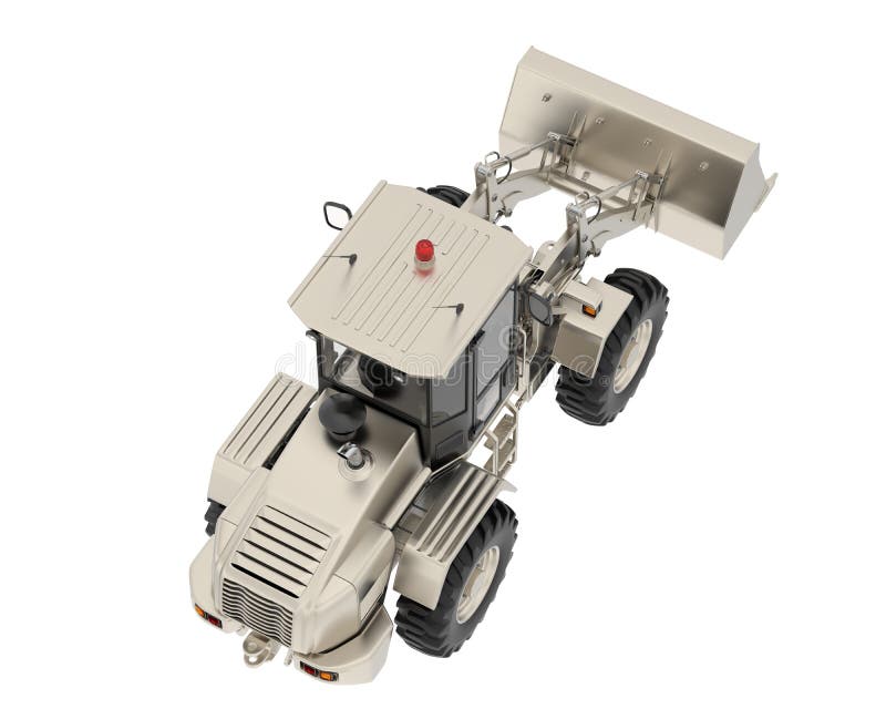 Loader Isolated on Background. 3d Rendering - Illustration Stock ...