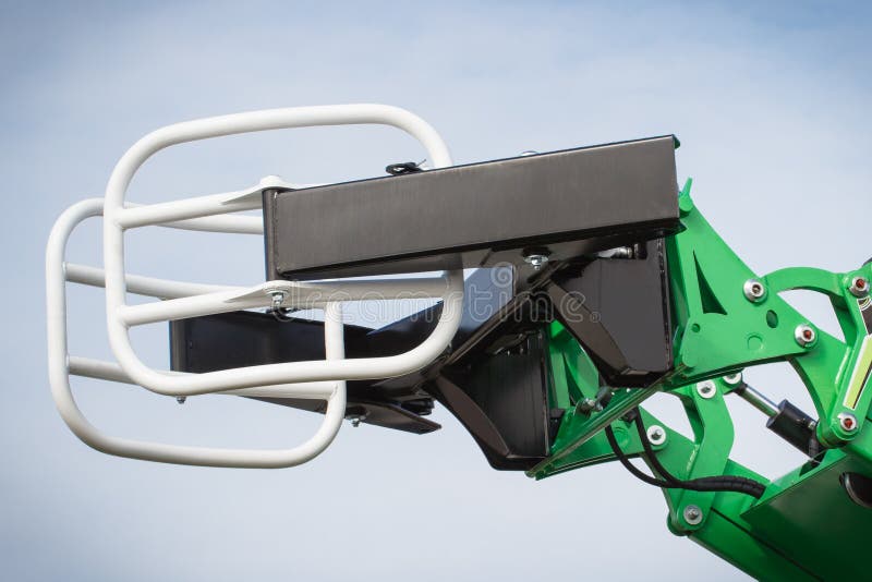 Loader Machine Using in Agriculture for Transport Bales of Straw ...