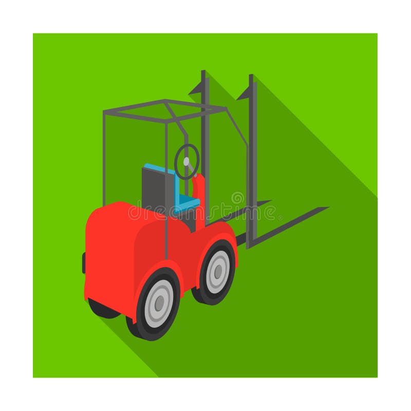 Loader for Moving Loads. Transportation and Delivery Single Icon in ...