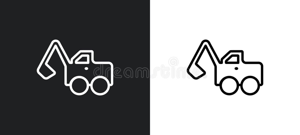 Wheel Loader Black White Stock Illustrations – 3,092 Wheel Loader Black ...