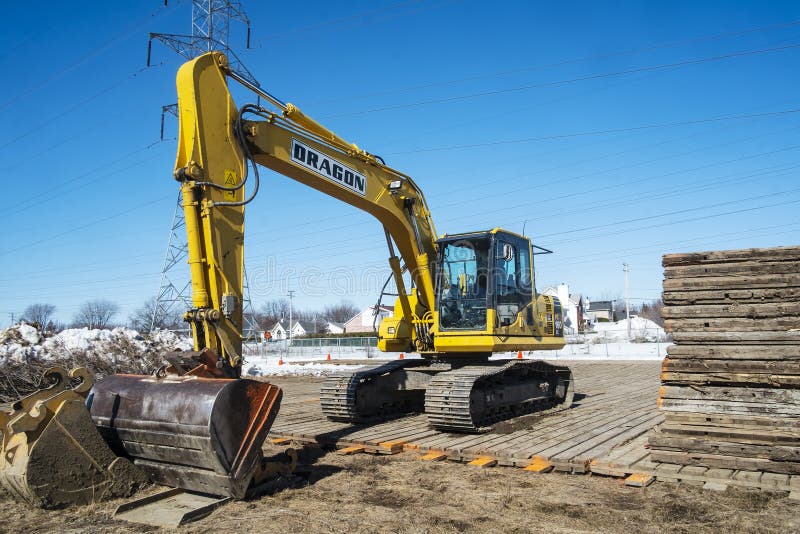 Loader in a power plan editorial photo. Image of industrial - 114357631