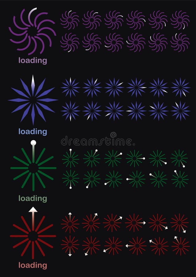 Vector Loader Progress Bar stock illustration. Illustration of flash ... Vector Loader Progress Bar stock illustration. Illustration of flash ...