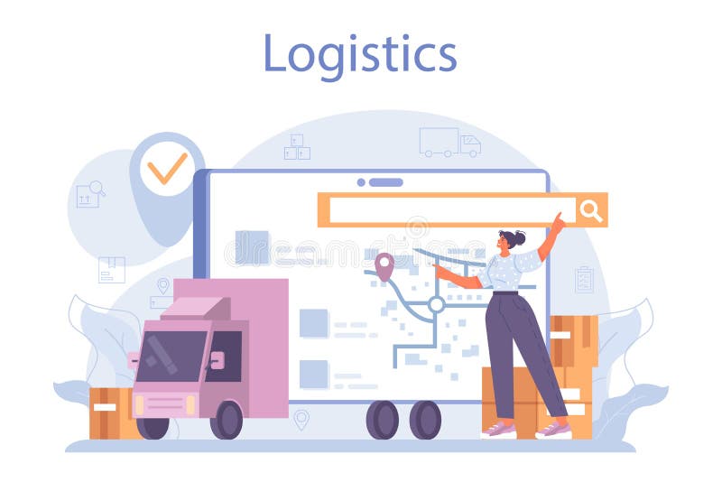 Loader Service. Storekeeper in Uniform Carrying a Cargo Stock Vector ...