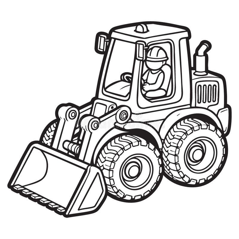 Excavator Silhouette Vector Heavy Construction Equipment Icon ...