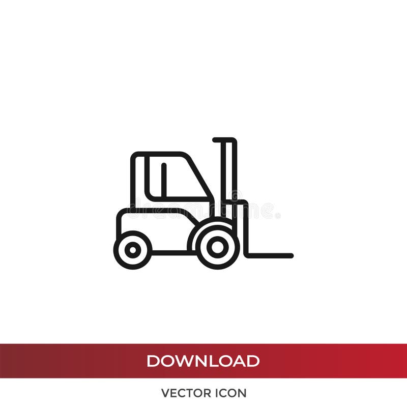 Loader Truck Icon in Modern Design Style for Web Site and Mobile App ...