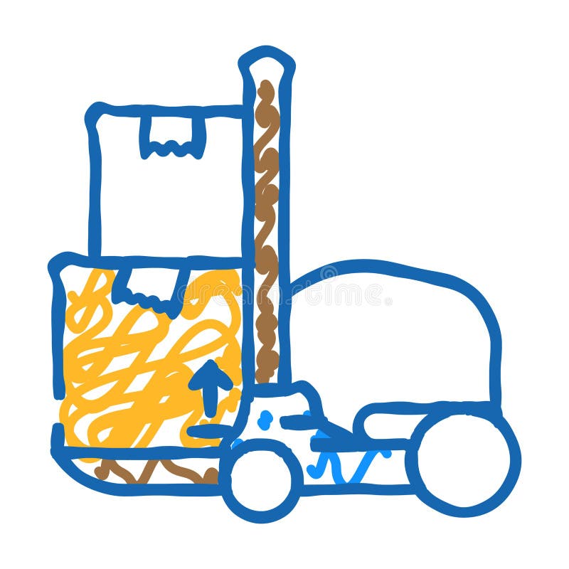 Loader Wholesale Icon Doodle Illustration Stock Vector - Illustration ...
