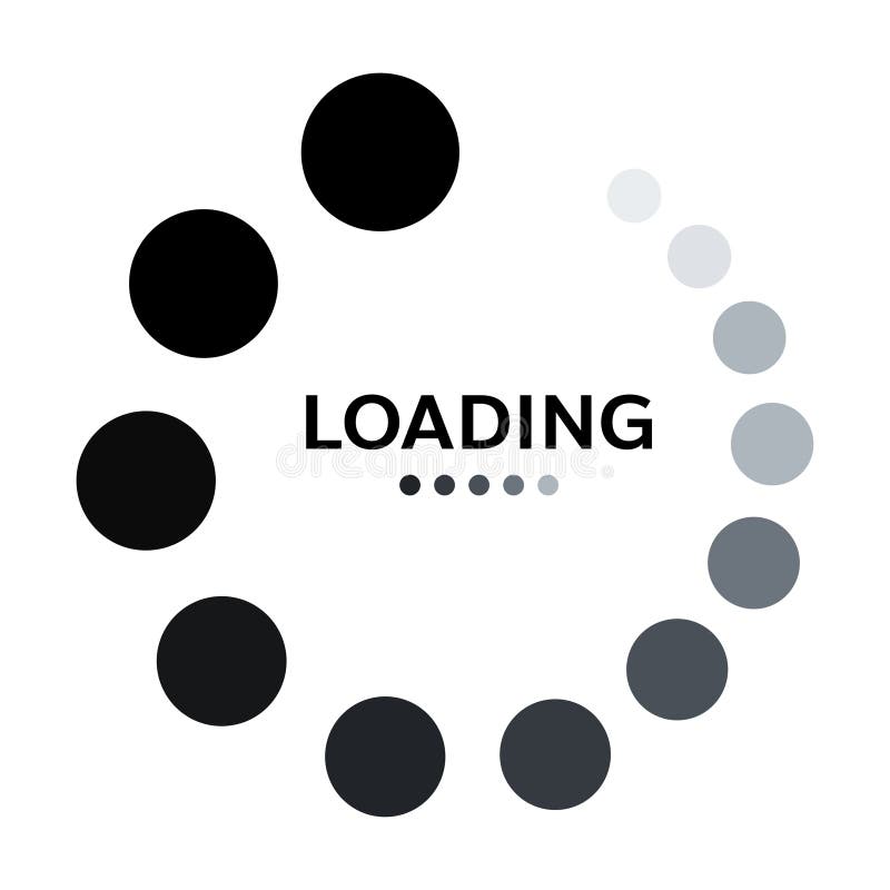 Loading Bar for Download Information from Internet Stock Vector ...