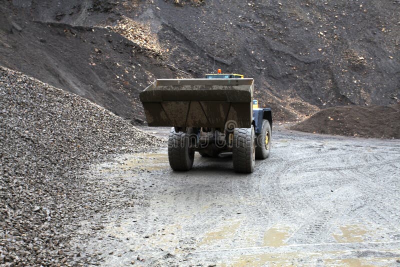 Loading Aggregate in the Quarry Stock Photo - Image of machinery ...