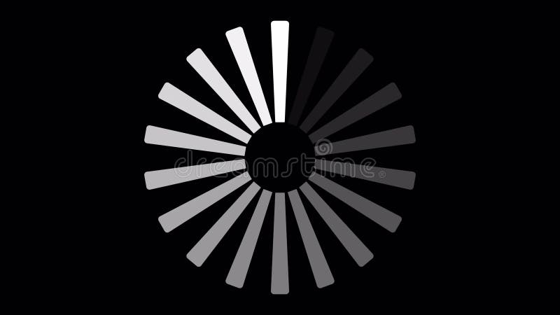 Loading Animation Icon on Transparent Background Stock Video - Video of ...
