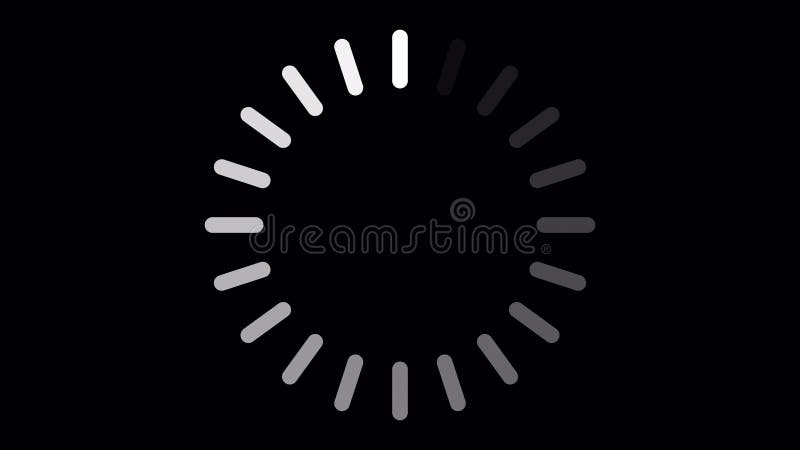Loading Animation Icon on Transparent Background Stock Footage - Video ...