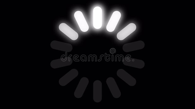 Loading Animation Icon on Transparent Background Stock Footage - Video ...