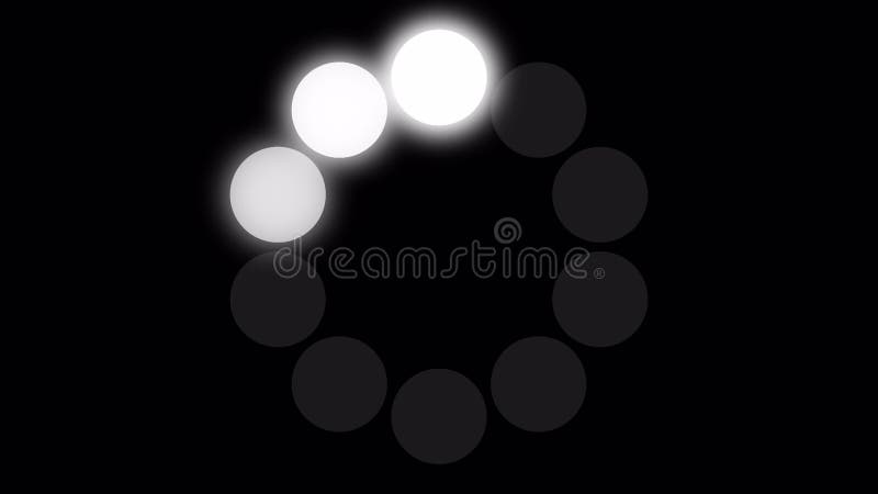 Loading Animation Icon on Transparent Background Stock Footage - Video ...