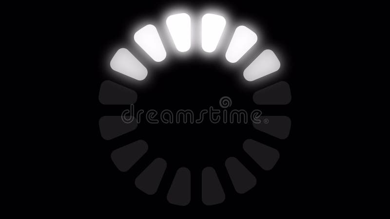 Loading Animation Icon on Transparent Background Stock Video - Video of ...