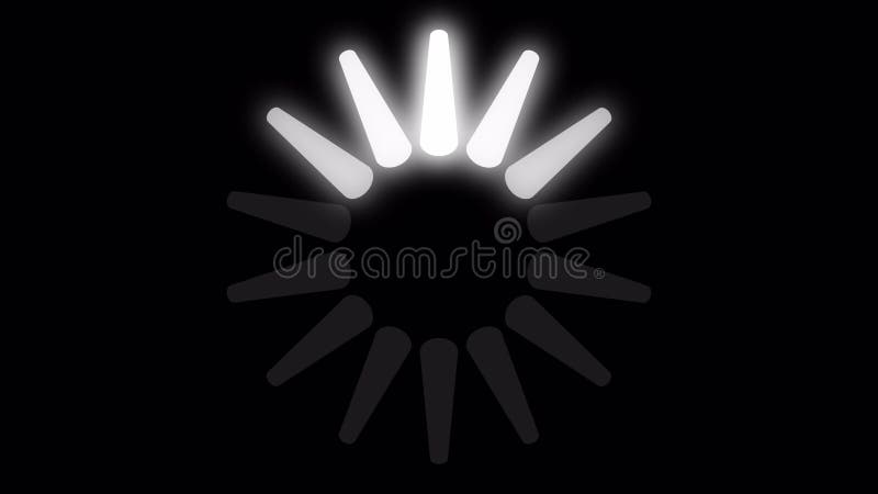Loading Animation Icon on Transparent Background Stock Video - Video of ...