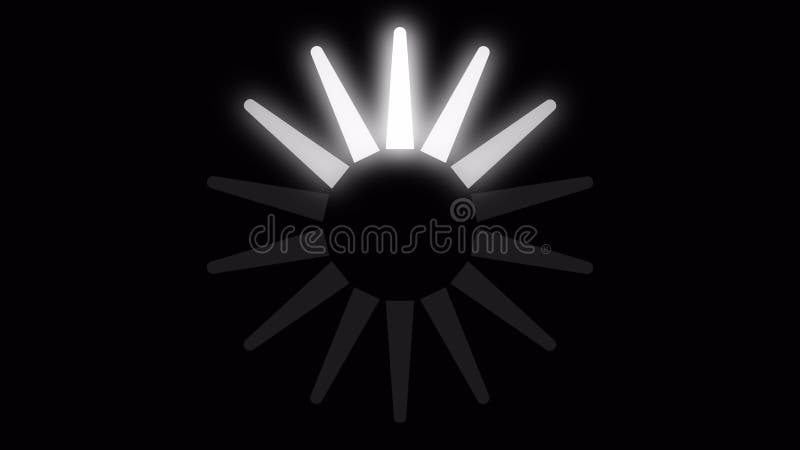 Loading Animation Icon on Transparent Background Stock Video - Video of ...