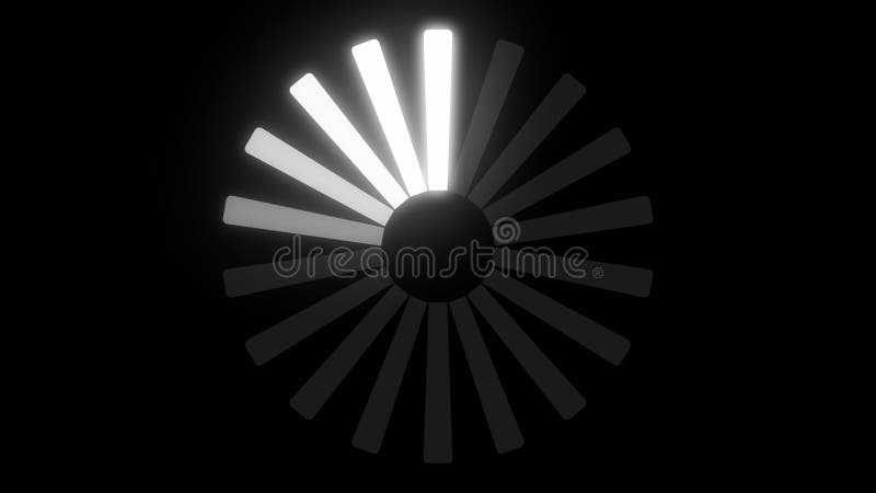 Loading Animation Icon on Transparent Background Stock Video - Video of ...