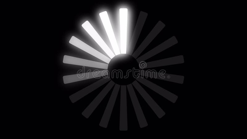 Loading Animation Icon on Transparent Background Stock Video - Video of ...