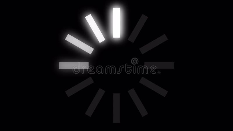 Loading Animation Icon on Transparent Background Stock Video - Video of ...