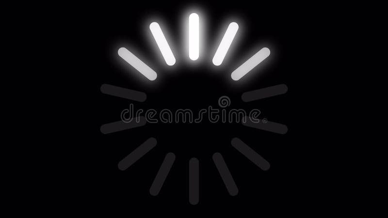 Loading Animation Icon on Transparent Background Stock Footage - Video ...