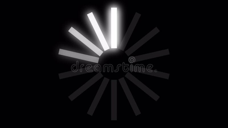 Loading Animation Icon on Transparent Background Stock Footage - Video ...