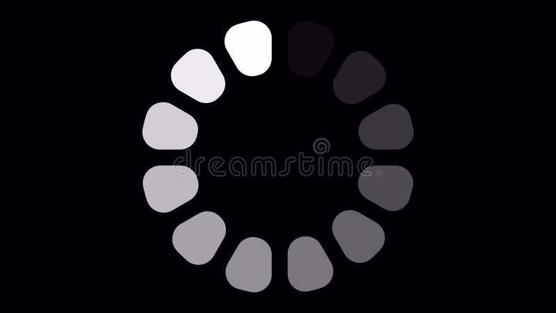 Loading Animation Icon on Transparent Background Stock Footage - Video ...