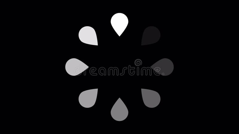 Loading Animation Icon on Transparent Background Stock Video - Video of ...
