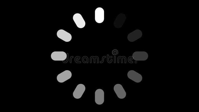 Loading Animation Icon on Transparent Background Stock Video - Video of ...