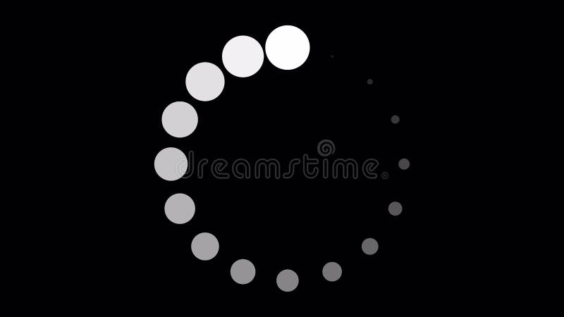 Loading Animation Icon on Transparent Background Stock Video - Video of ...